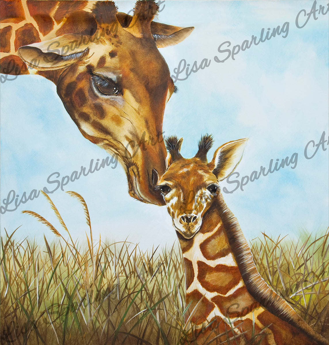 "Giraffe" Giclée Reproduction – Lisa Sparling Art